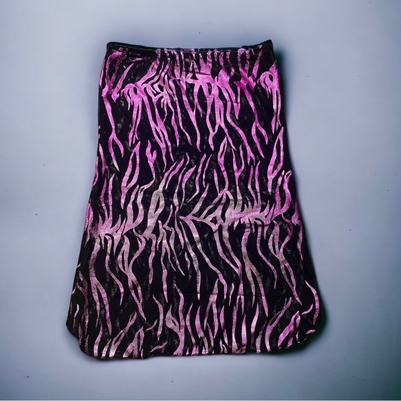 Magie’s | Tops | Vtg 9s Violet Metallic Cyber Rave Top | Poshmark
